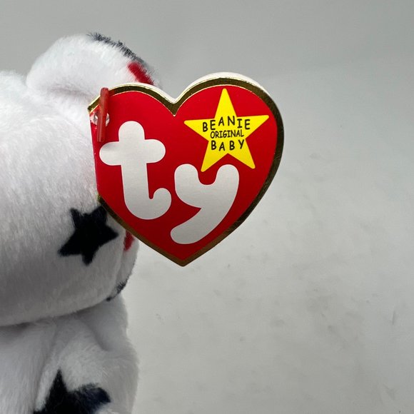 TY Beanie | Toys | Ty Plush Glory Bear 998 Red White Blue 4th July ...